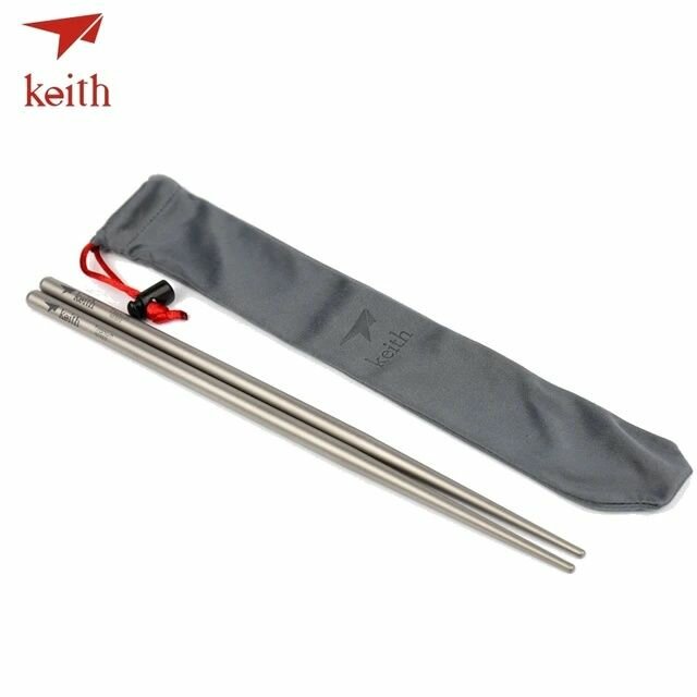 Титановые палочки для еды Keith Titanium Ti5620, 23.5 см