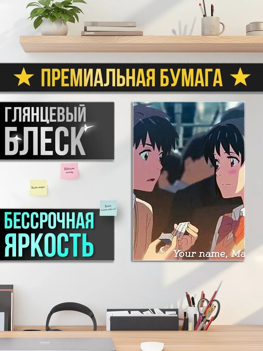 Плакат постер Твоё имя — фото 1