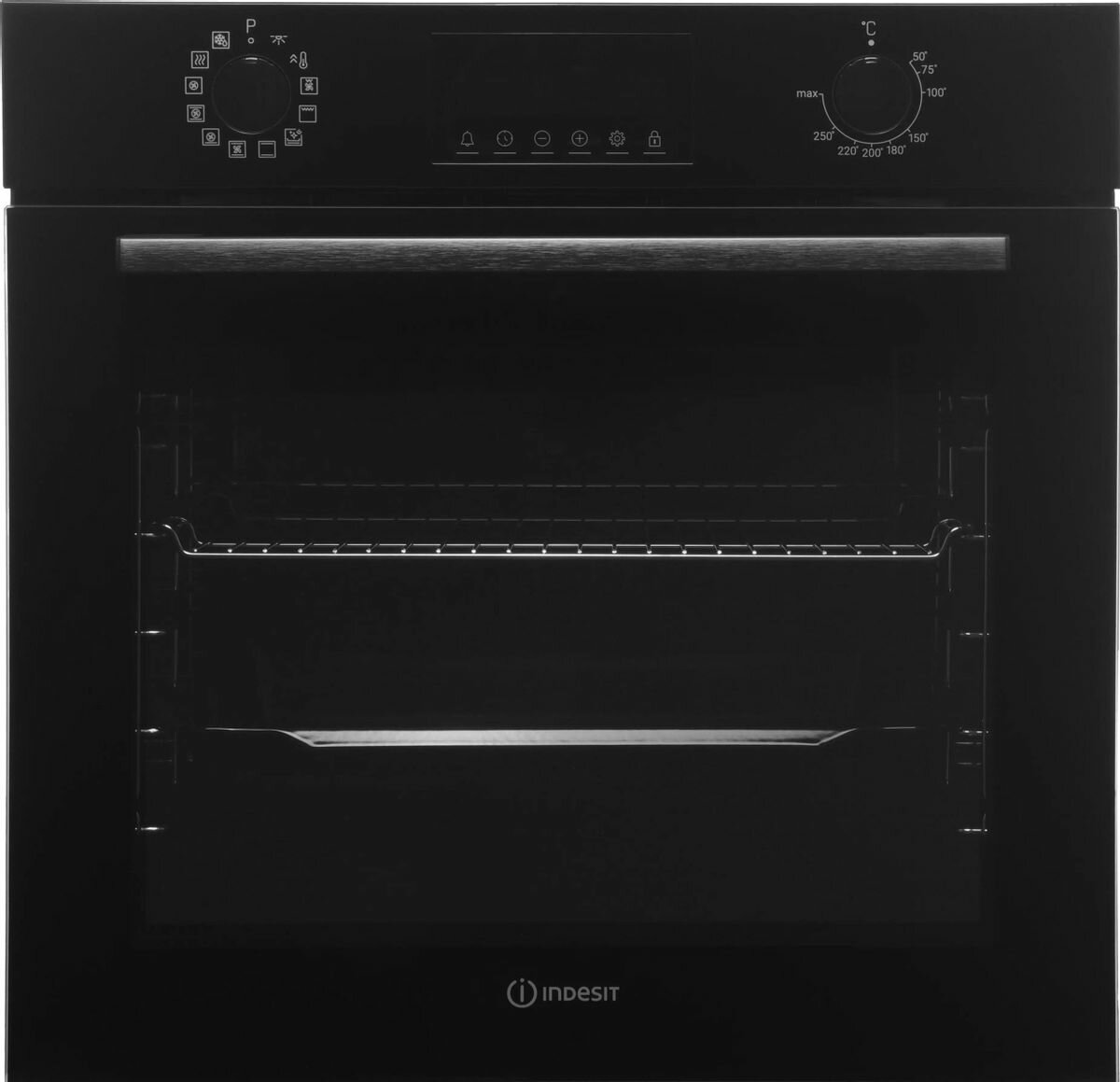 Встраиваемый духовой шкаф Indesit IBFTE 3844 J BL черный