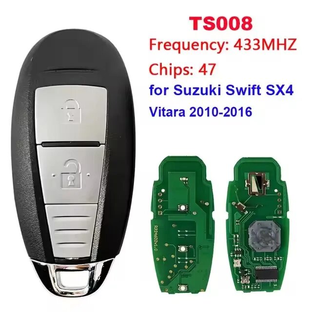 KEYDIY для Suzuki Swift Kizashi SX4 Vitara 2010-2016 315/433 МГц TS007 TS008 TS008 433MHz 47Chip