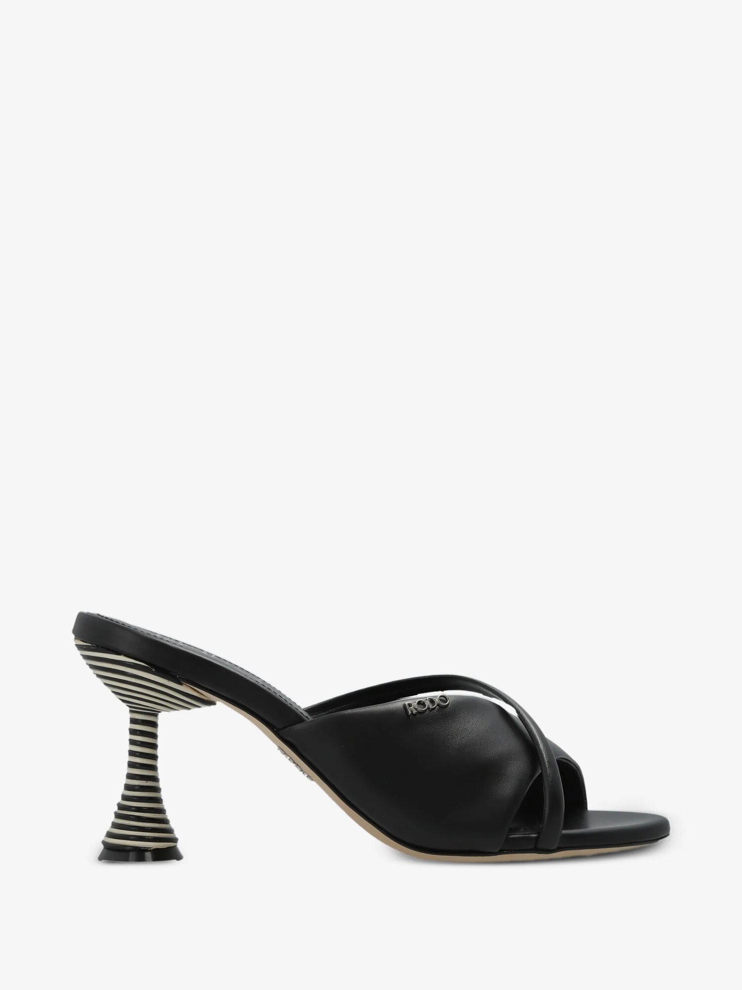 Мюли Leather heeled mules