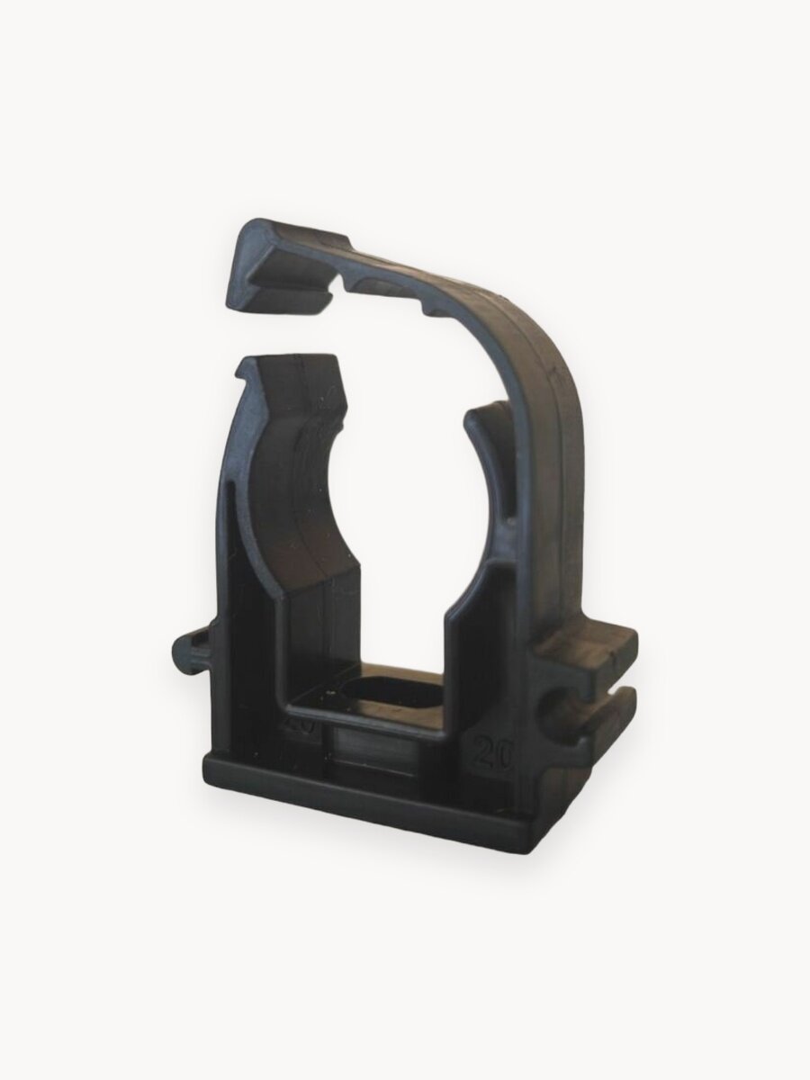 100 шт. Клипса для гофр и труб с защелкой