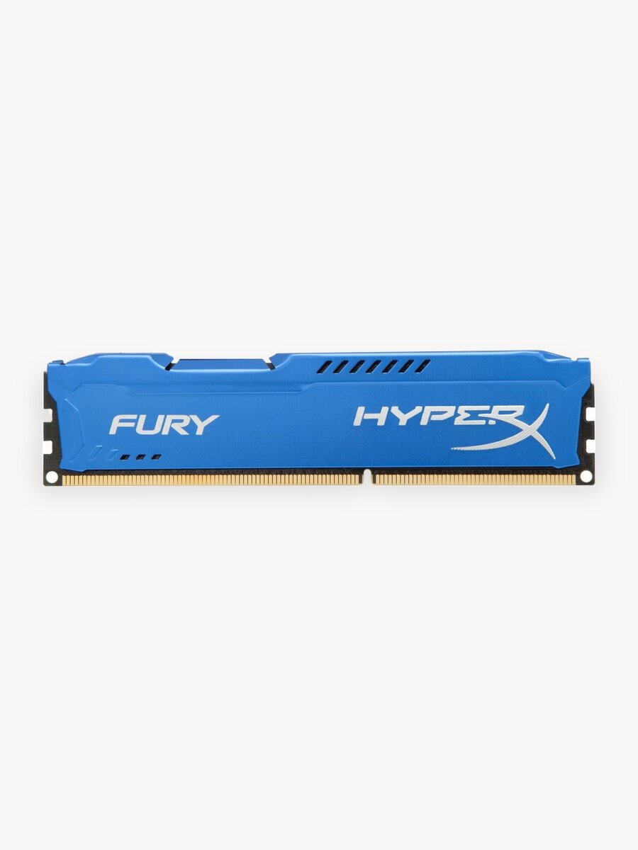 Оперативная память Kingston HyperX Fury Blue 8GB DDR3 PC3-12800 Blue
