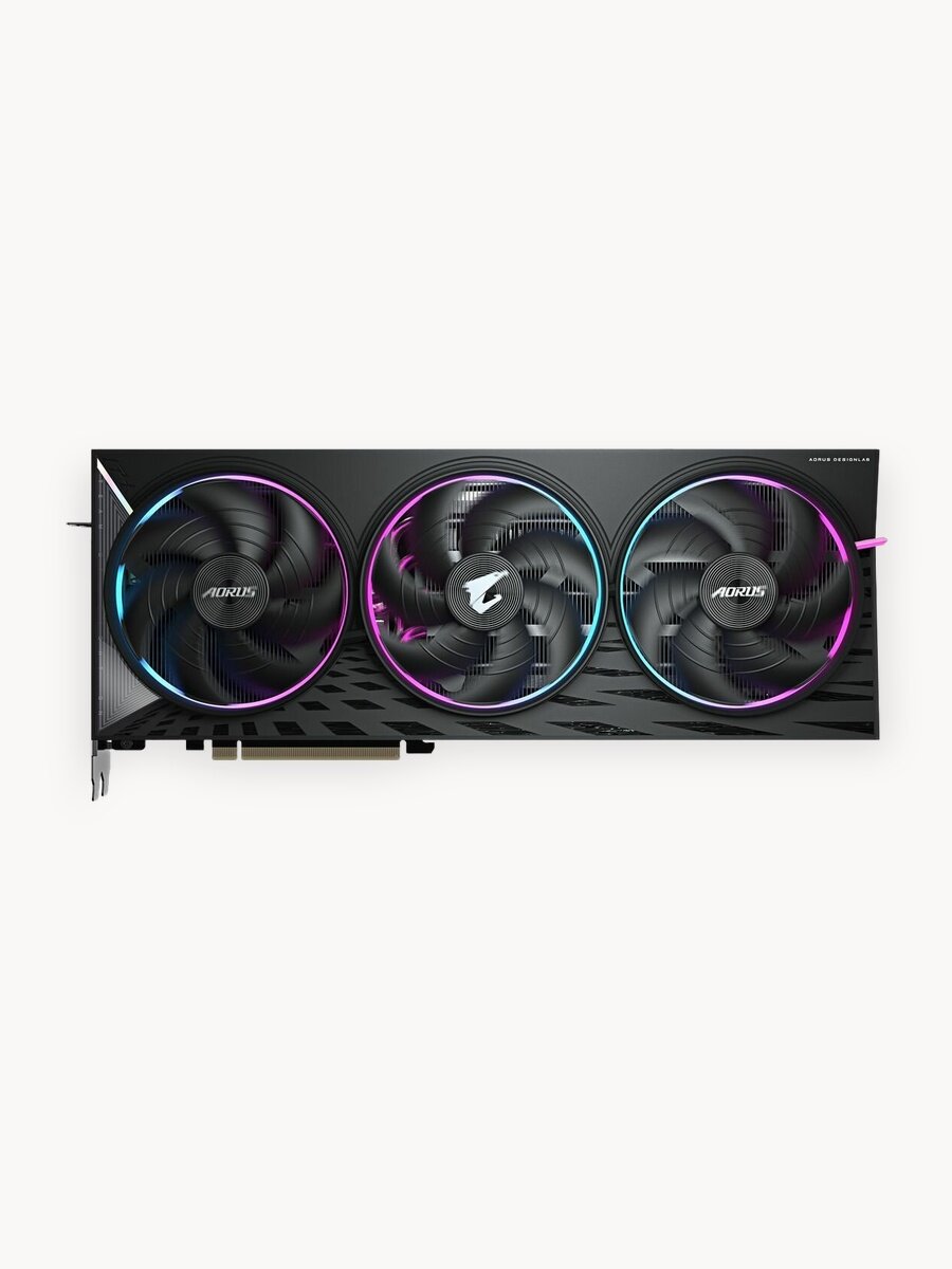 Видеокарта Gigabyte RX9070XT AORUS E 16GB GDDR6 256bit 2xDP 2xHDMI 3FAN RTL