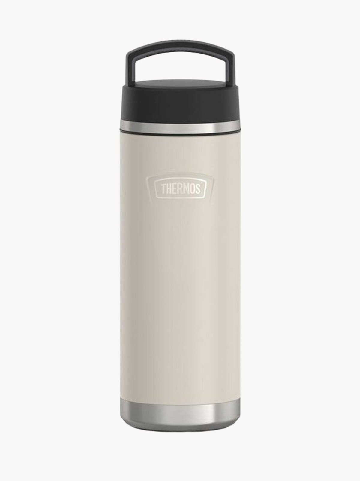 Термобутылка с широким горлом 710 мл THERMOS ICON-200 песочная - нерж. сталь, герметичная, тепло/холод 18/24 часа - металлическая термо бутылка фляга для воды кофе чая