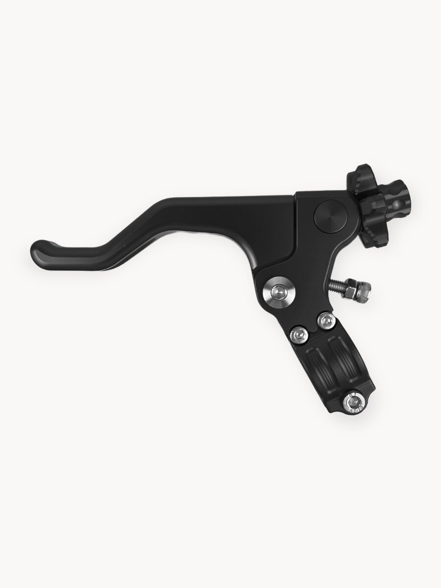 Универсальный рычаг сцепления 22мм под один палец с регулировкой легкого выжима для эндуро и кроссовых мотоциклов, черный