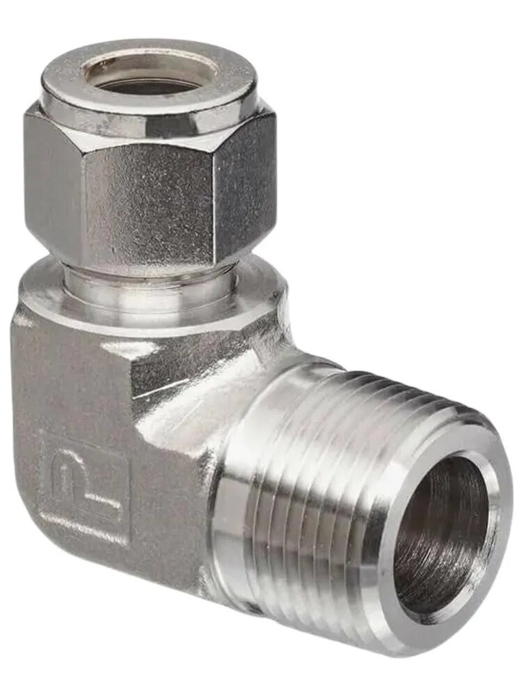 Parker Штуцер угловой D 8ММ резьба BSPT 1/4" (8MO-2-4RT) нерж