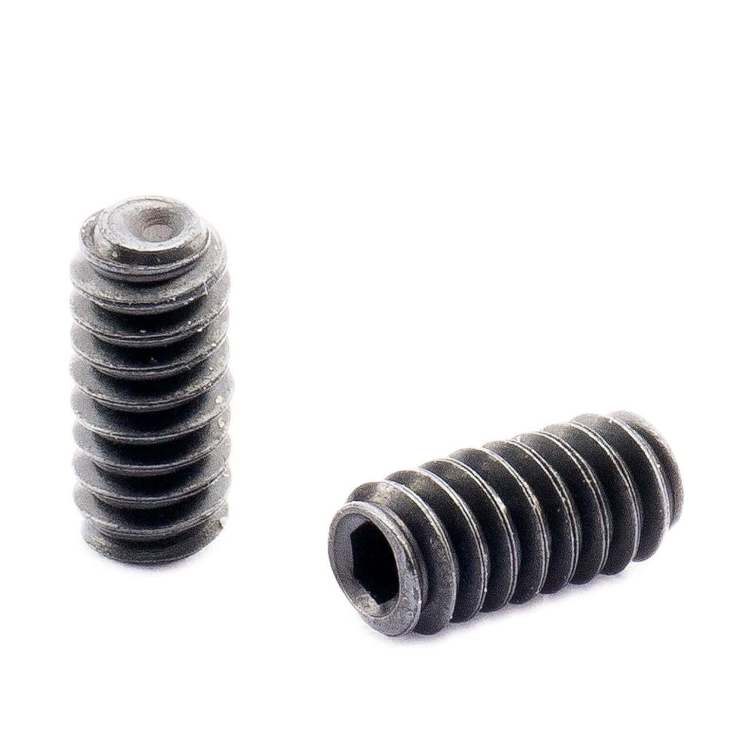 Болт регулировки высоты седел дюймовый 4-40X1/4", Musiclily MX2493BK, черный, 6,35 мм