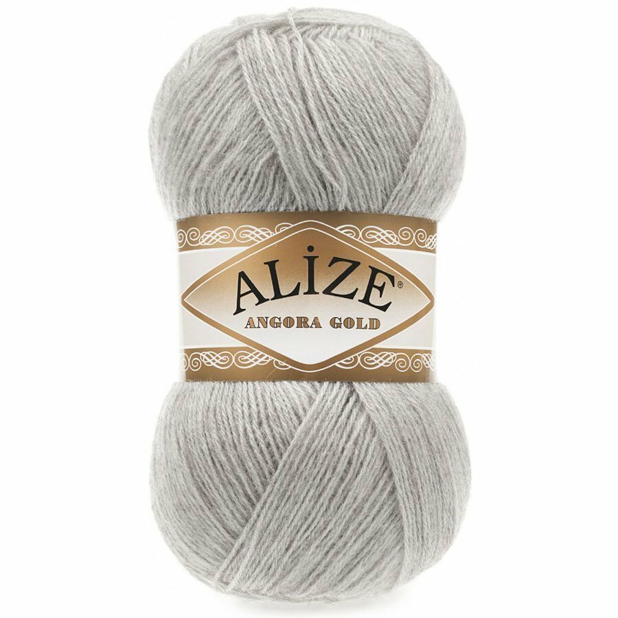 Пряжа Alize ANGORA GOLD 652 пепел (5 мотков)