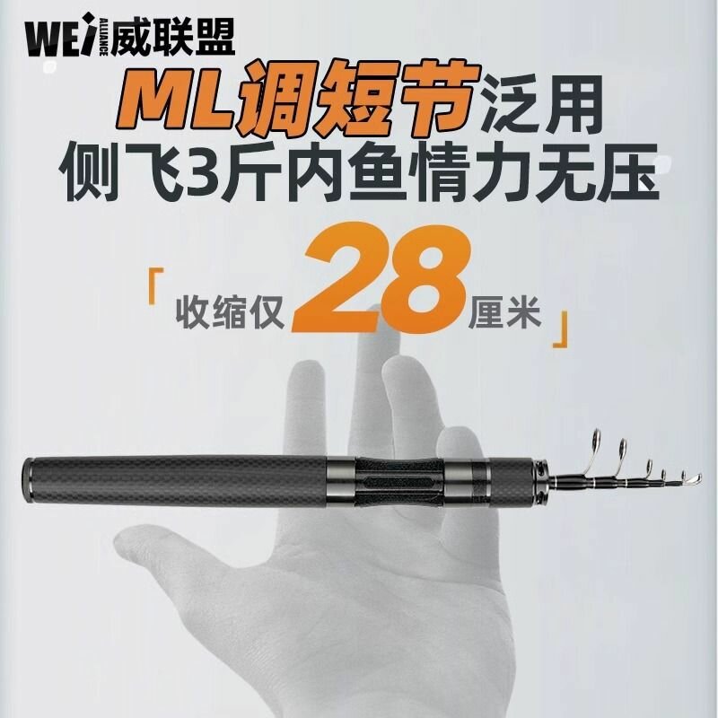 Удочка Weimeng Polar Fox, телескопическая, 1,8 м