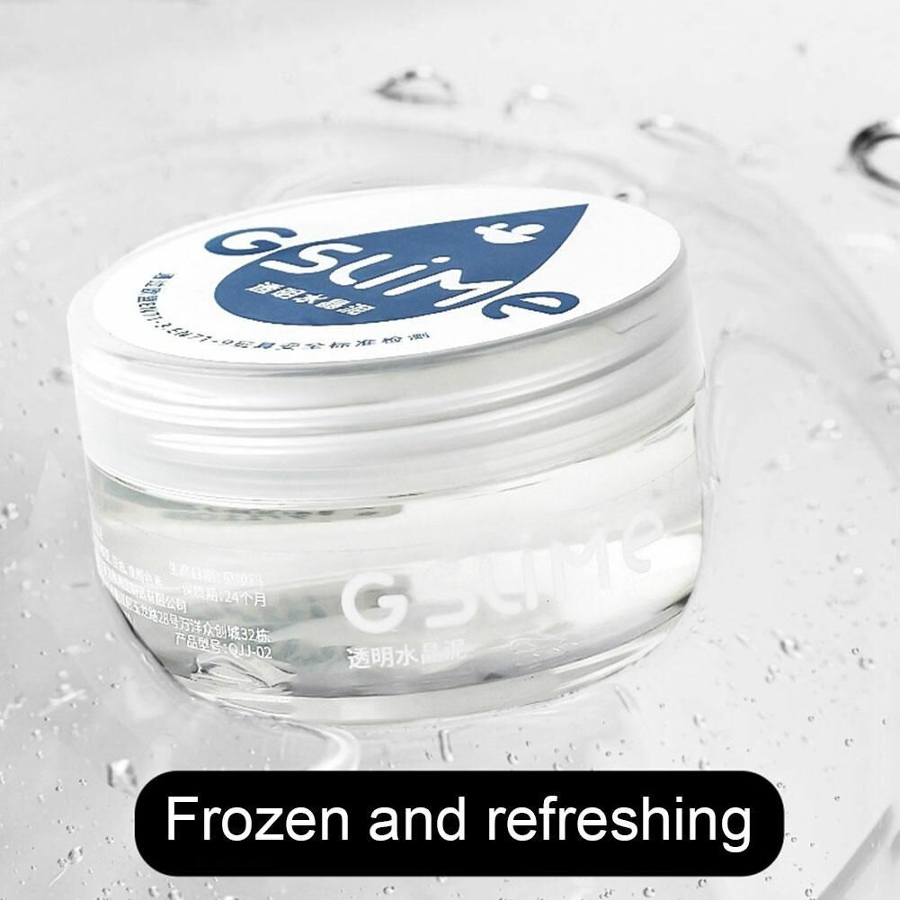 Нелипкий и прозрачный для детей Игрушка Слайм кристаллический