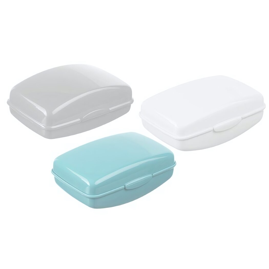 Мыльница дорожная 'М2219', пластик, микс цвета, 1 штука, легкая и прочная