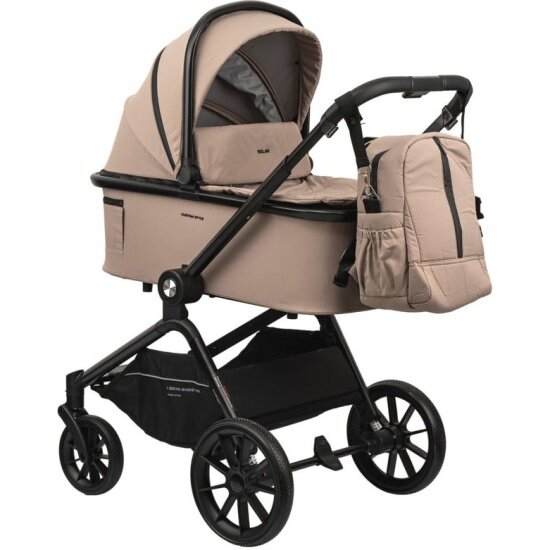 Коляска 3 в 1 Indigo SOLAR бежевый