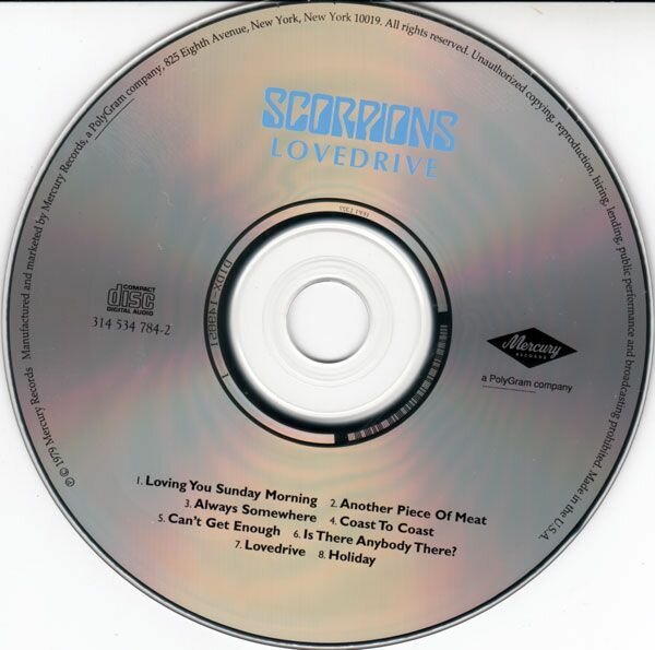 Диск Scorpions - Lovedrive (1 CD) — фото 1