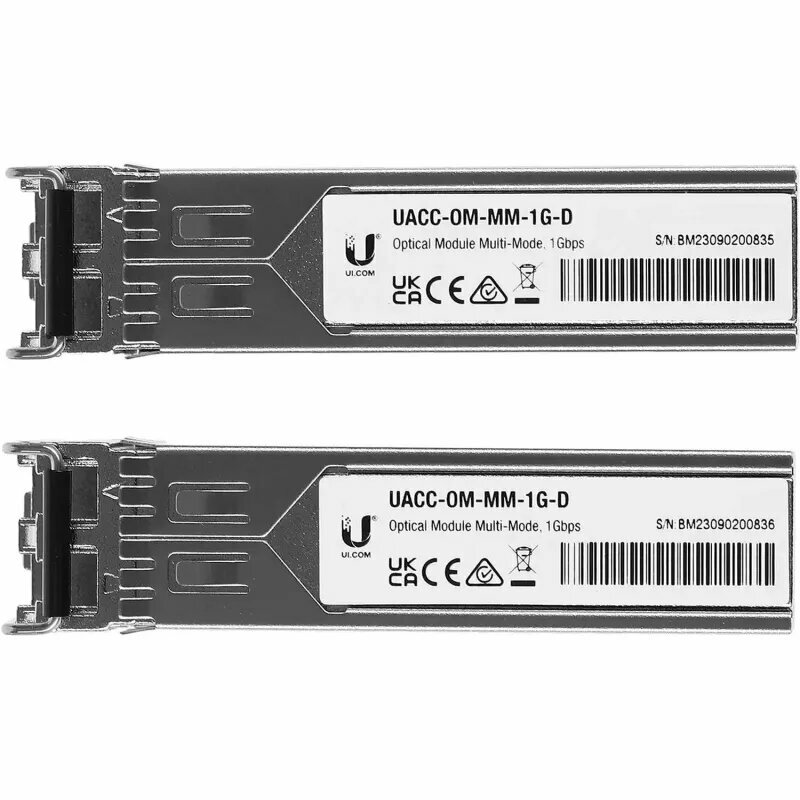 Трансивер Ubiquiti UACC-OM-MM-1G-D-2 SFP MM 1 Гбит/с 550 м (2 шт/уп) 2125583