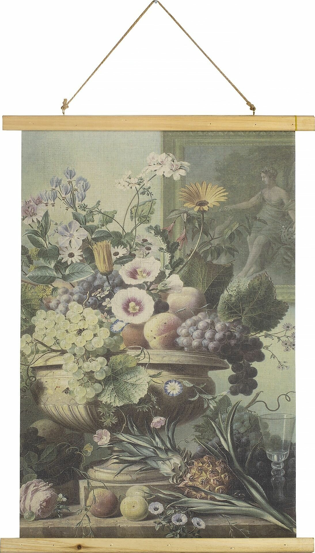 Картина подвесная "Ваза с фруктами" 50х2х70см