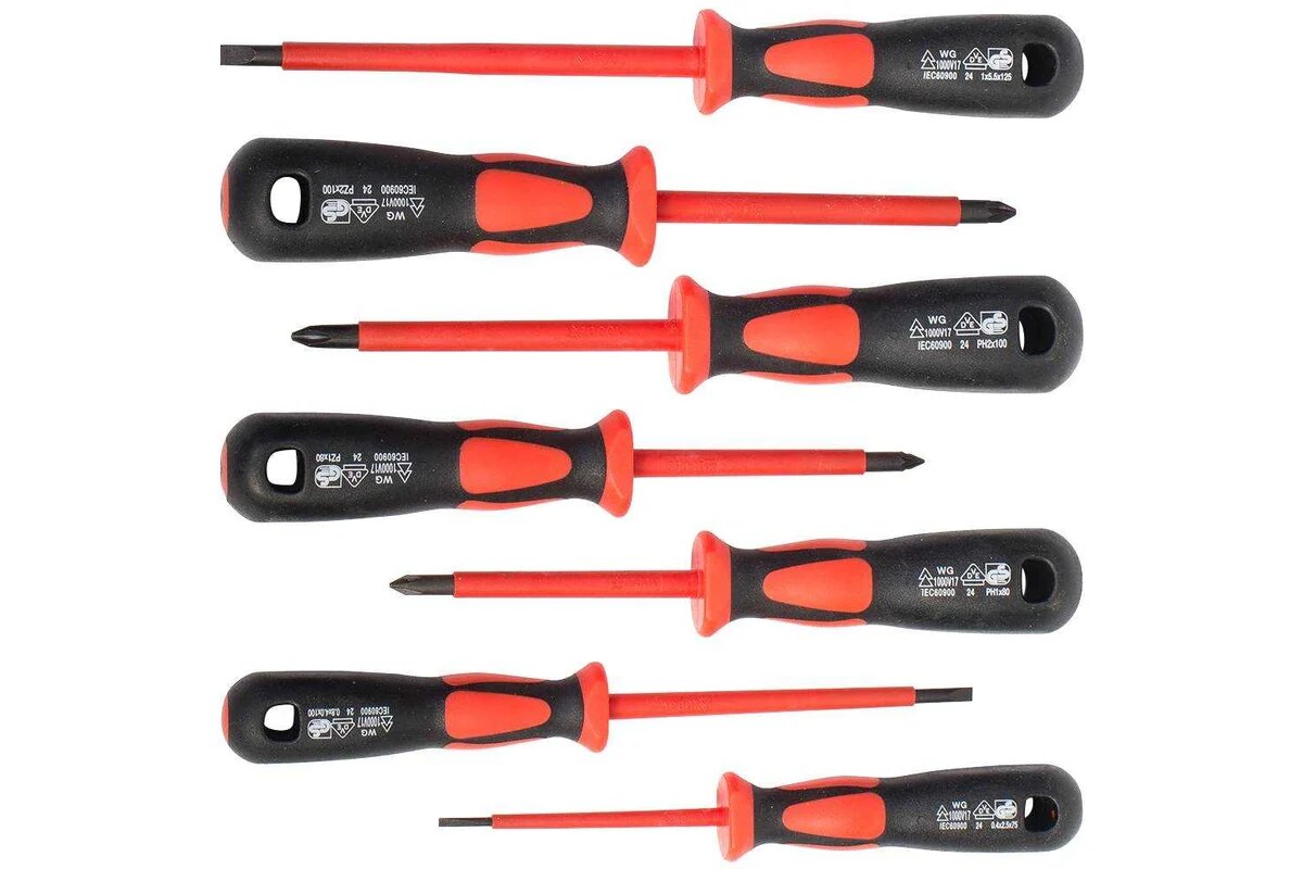 КВТ НИО-5507 61940 Набор диэлектрических отверток для работы с электроустановками