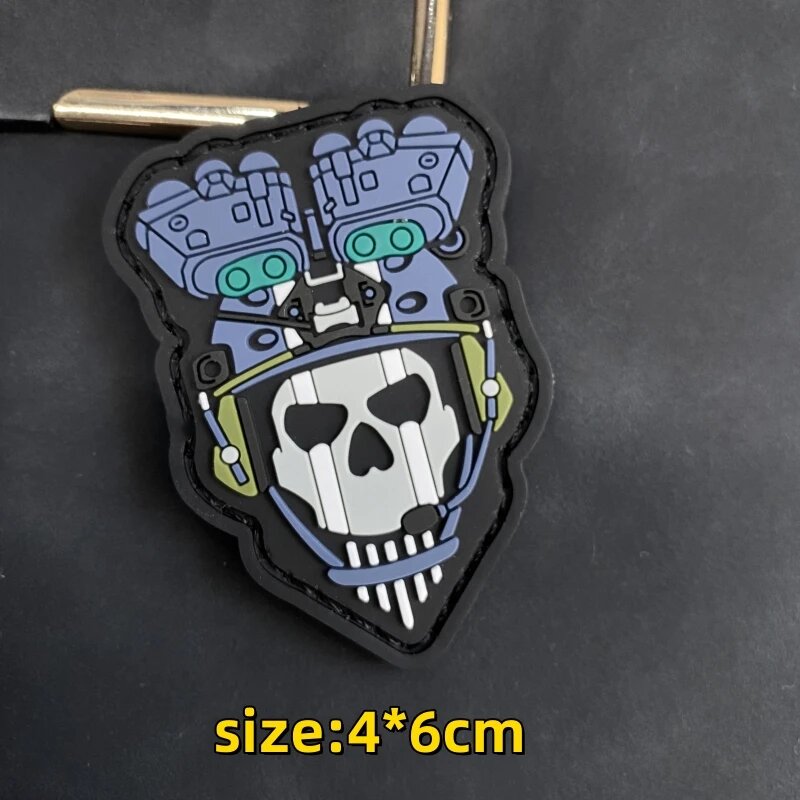 Тактический патч Call of Duty COD20 Night Battle Ghost из ПВХ CUSTOM-0250