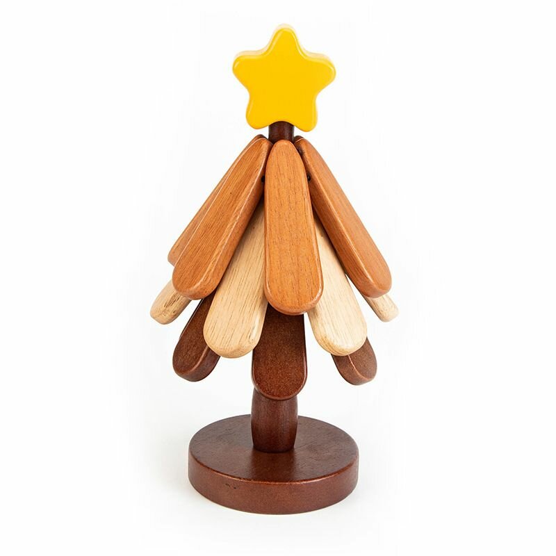 Деревянный нескользящий изоляционный коврик для обеденного стола