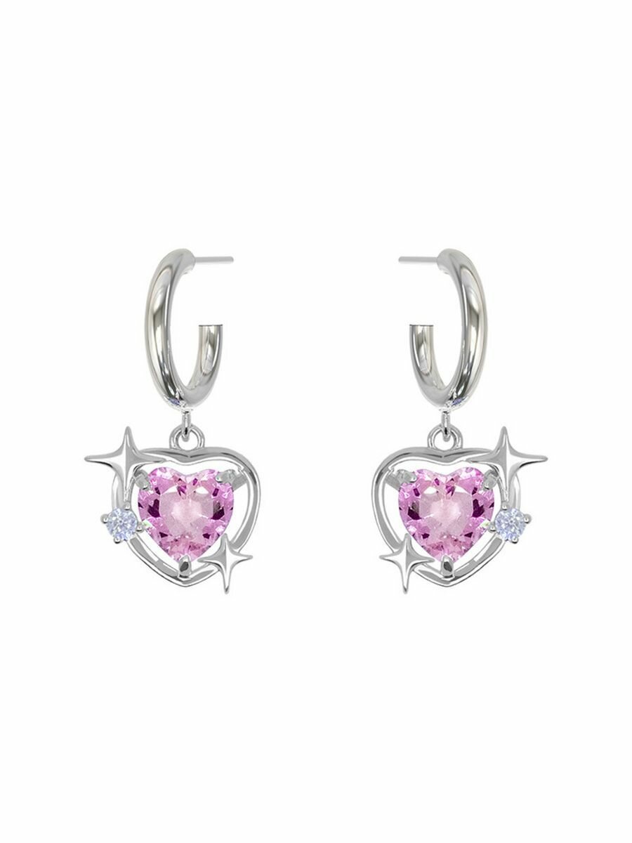 Серьги пусеты, эмаль