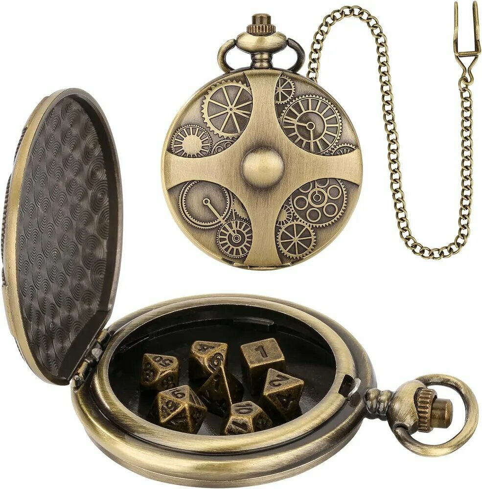 Игральные кости DND с чехлом, набор многогранников Dungeons and Dragons для настольных игр I D&D Dice MTG Explorer Дайсы для днд