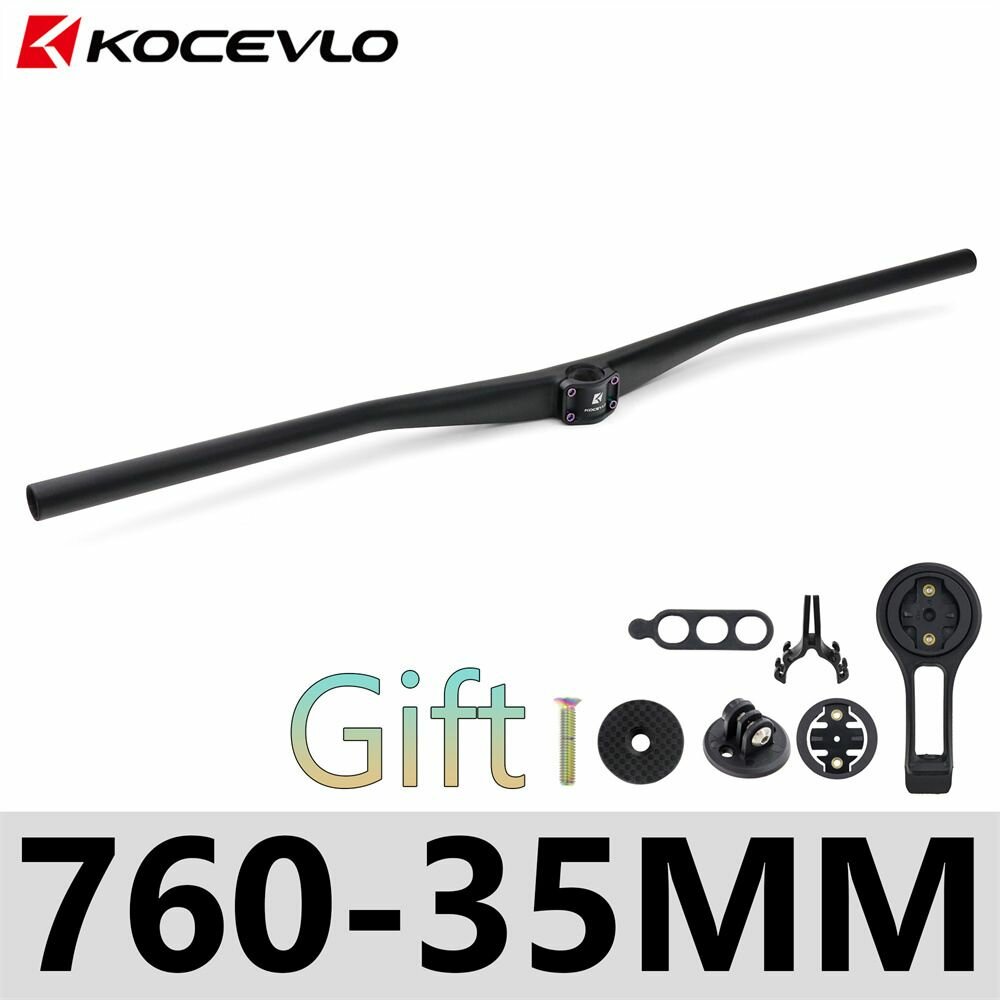 Интегрированный руль из углеродного волокна для горных дорог, велосипедный руль MTB AM XC, черная велосипедная ручка 720/740/760/780/800 мм