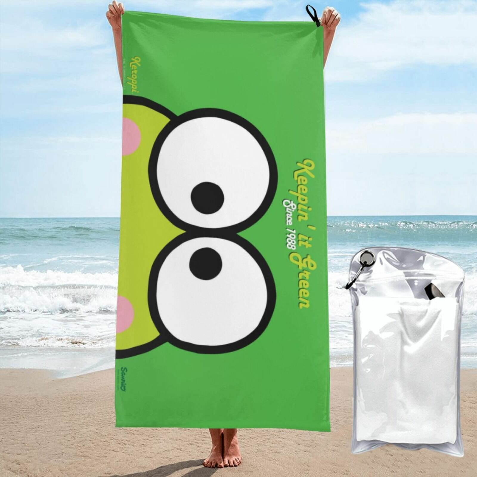 Быстровысыхающее полотенце Kero Keroppi