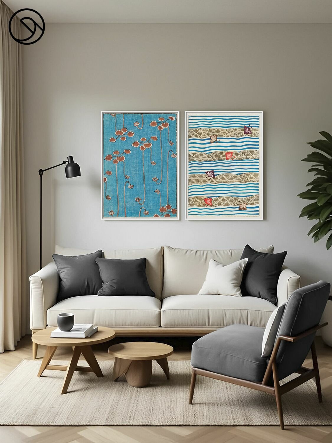 Набор постеров в рамках 50х70 Postermarkt, №38