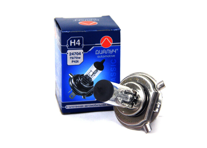Лампа галогеновая H4 (24В 75/70Вт)