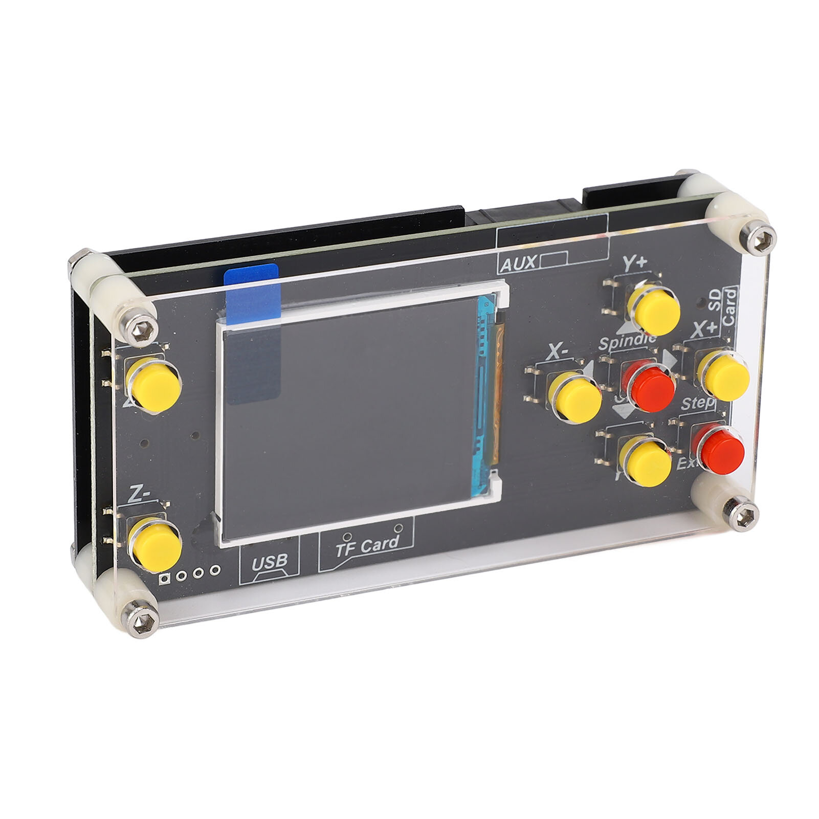 Плата контроллера автономного гравировального станка с ЧПУ GRBL 1,8 дюйма, 3-осевой автономный контроллер для 1610 2418 3018