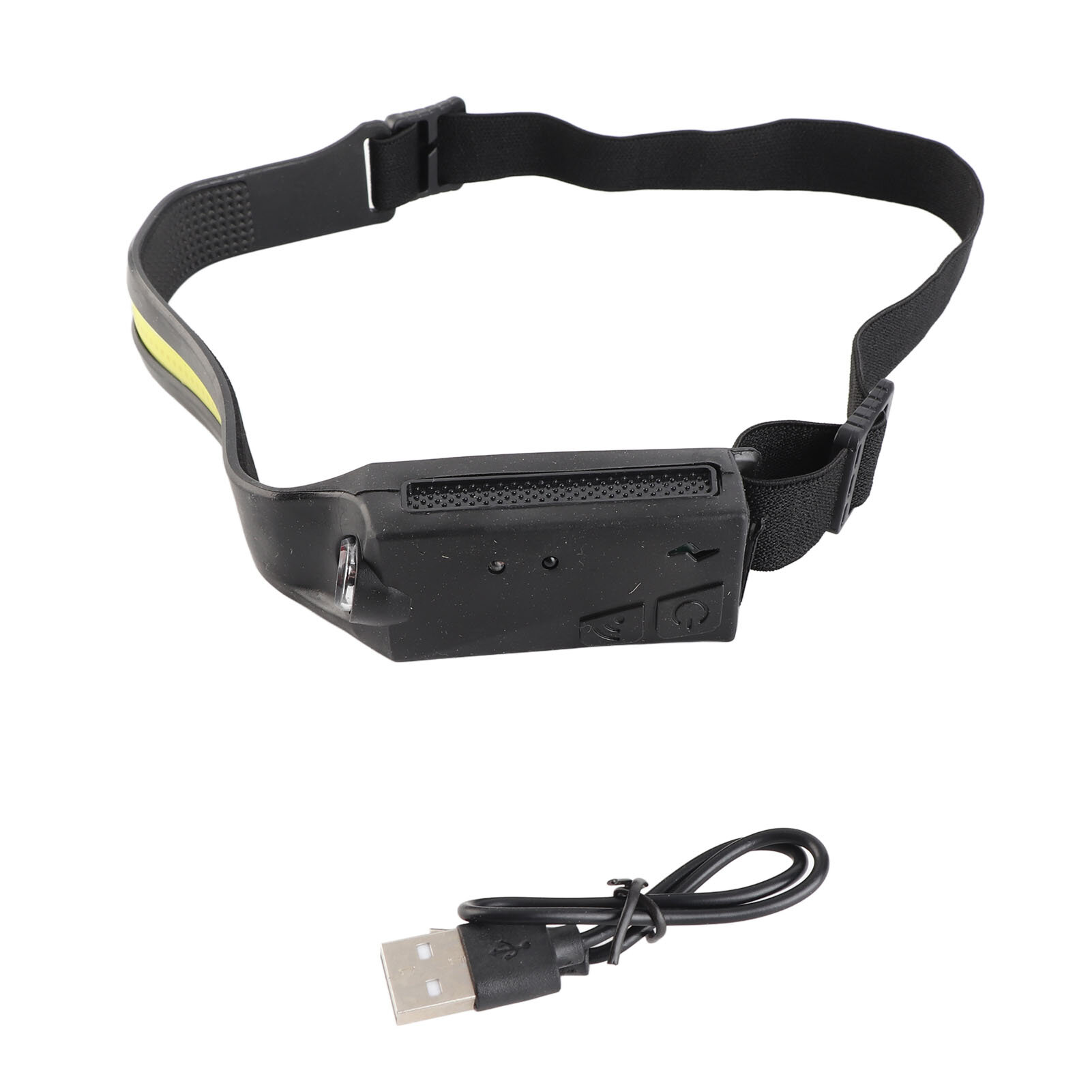 Налобный фонарь COB с интеллектуальным датчиком движения, USB-зарядкой, водонепроницаемостью IPX4 и 5 режимами работы, светодиодный, подходит для рыбалки, бега, походов.