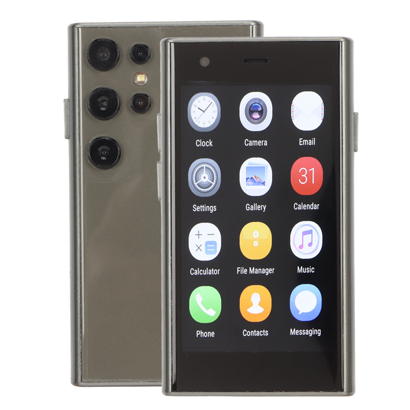 Soyes S23 Pro Mini Mini Smartphone 3,0 -дюймовый 3D Glass Ultra Ultra Town Wi -Fi 2 ГБ ОЗУ 16 ГБ ПЗУ 2 МП передняя 5 -мегапиксельная задняя камера 3G Pocket Сотовый телефон для Android 8.1 — фото 1