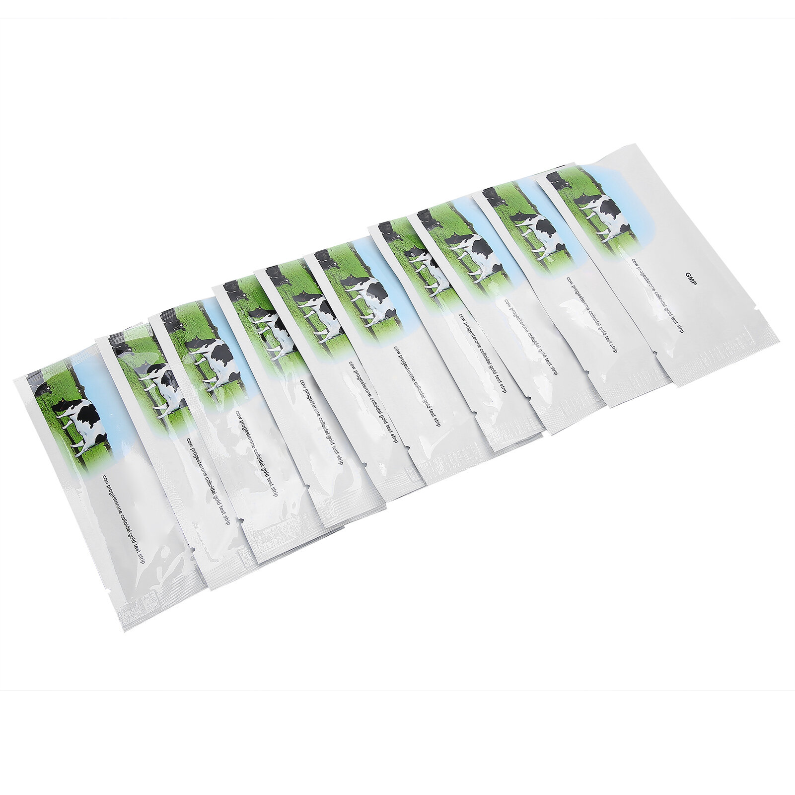 10 шт. бумага для теста на беременность для коров, одноразовый инструмент для тестирования на раннюю беременность