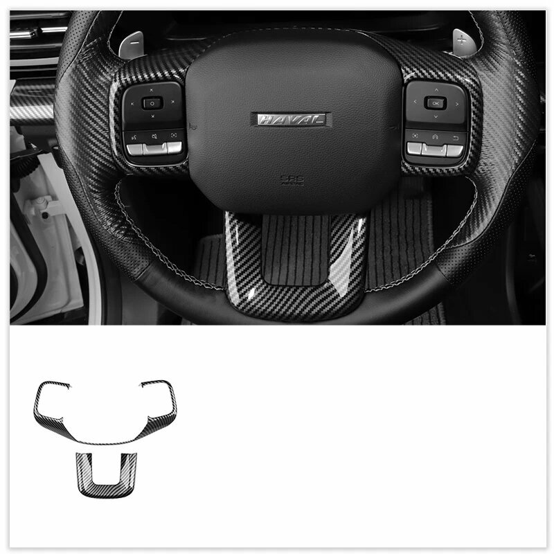 Для Haval H3 2024 2025 автомобильный Стайлинг, центральная панель управления, декоративная рамка из углеродного волокна, защитная нашивка, автоаксессуары option 9-2pcs