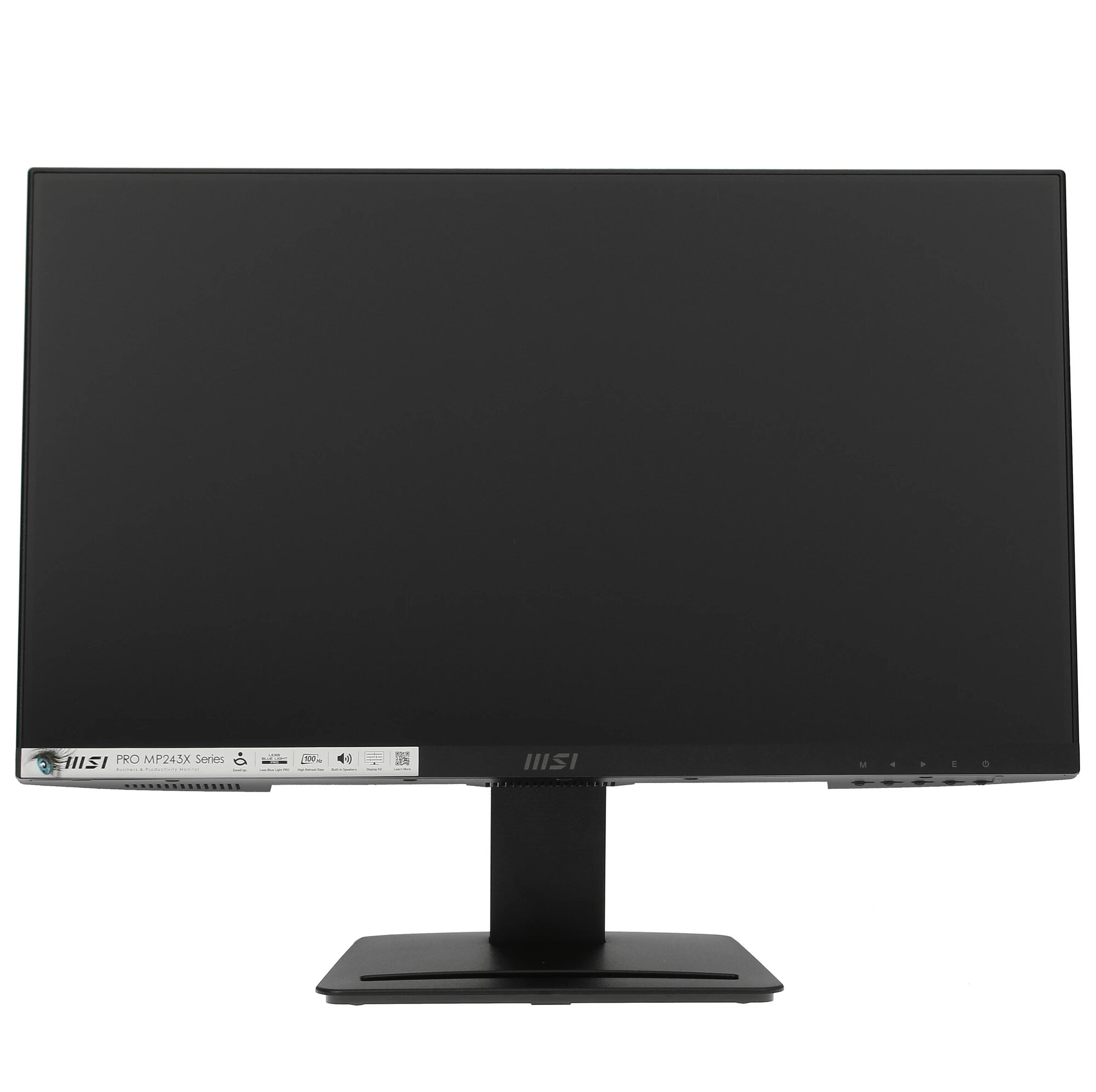 23.8" Монитор MSI PRO MP243X, IPS, 1920x1080, 100 Гц, черный