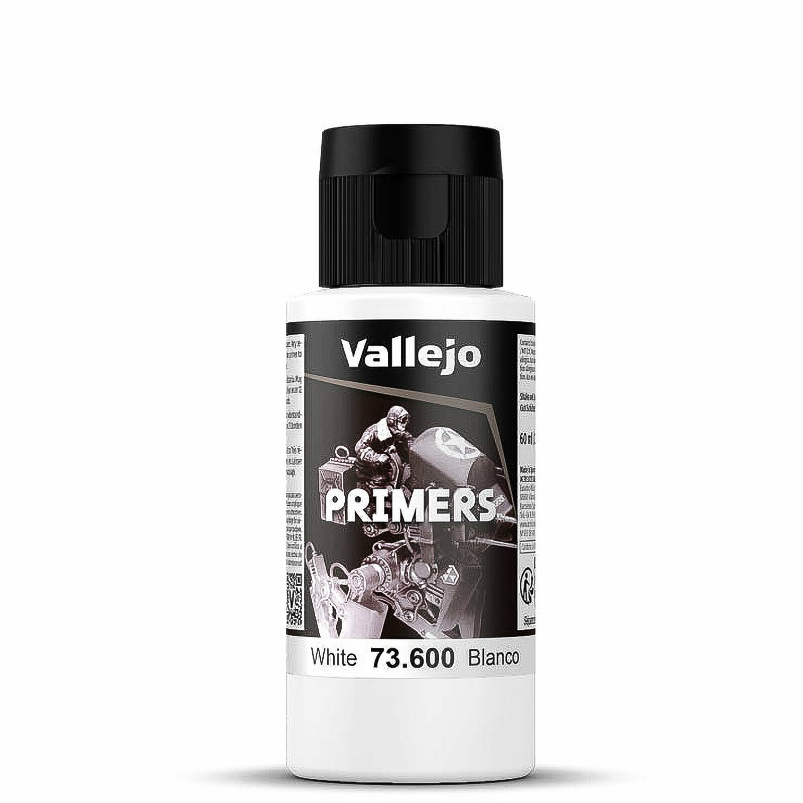 Грунтовка акриловая Vallejo серии Surface Primer - White 73600, 60 мл