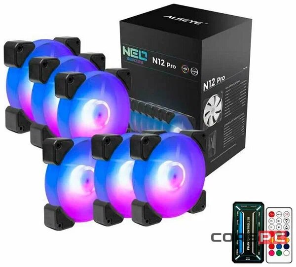 Комплект вентиляторов для корпуса ALSEYE N12 Pro Fan Kit, безопасное охлаждение