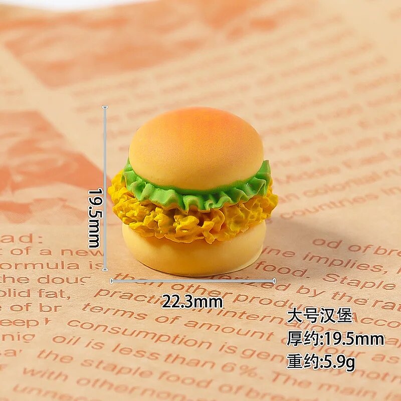 Миниатюрный резиновый гамбургер Large Burger