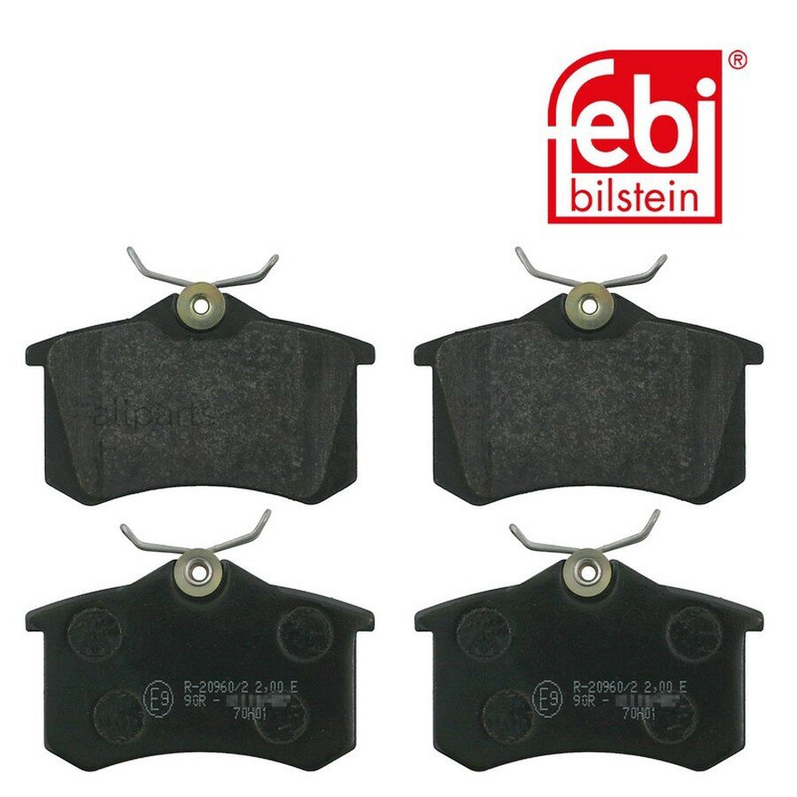 FEBI 16146 Колодки торм. зад. (WVA 20961 15,0 mm.)