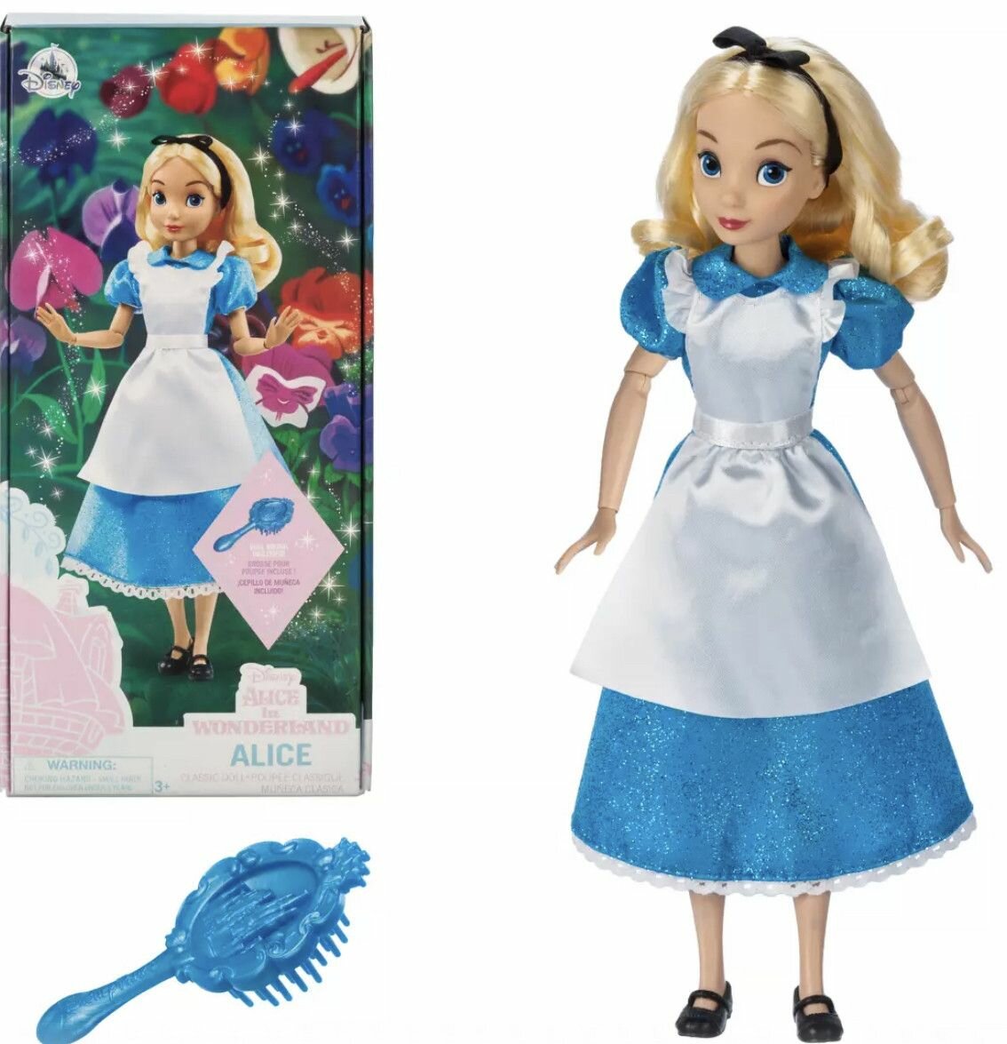 Классическая кукла Рапунцель с расческой