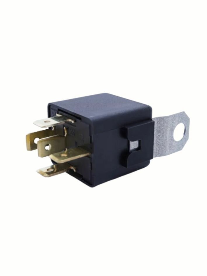 Реле электромагнитное 5-ти контактное (12В, 30/20А) с кронштейном, для а/м ВАЗ, ГАЗ, УАЗ, ЗИЛ / (АВАР / 75.3777