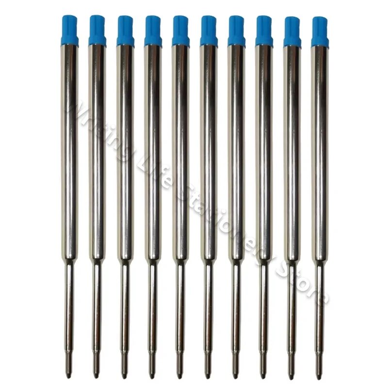 Стержень для шариковой ручки Юмг 112 мм 1,0 мм Синий, Blue 10 pcs