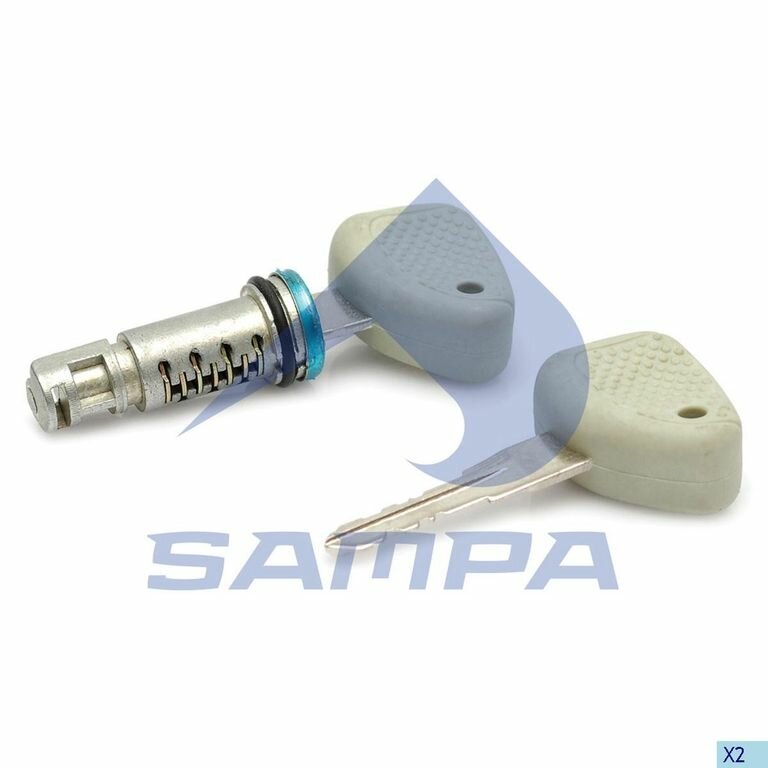 Личинка замка двери 2 шт для Ивеко арт 062014 SAMPA