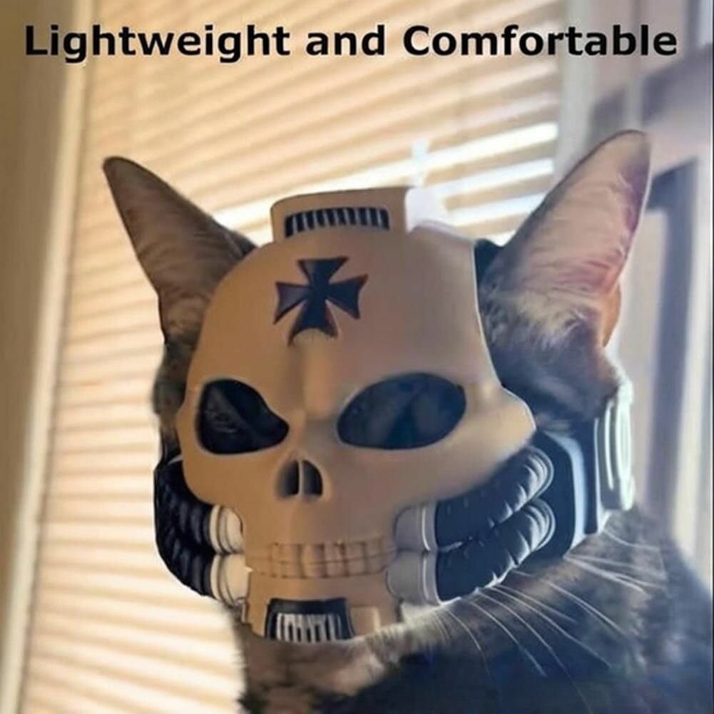 Шлем для кошки, шлем для ролевых игр с питомцем в научно-фантастическом жанре