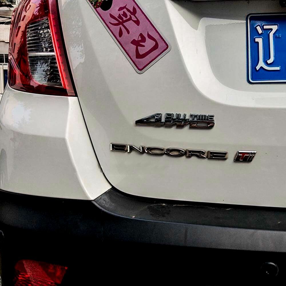 4WD металлическая автомобильная наклейка