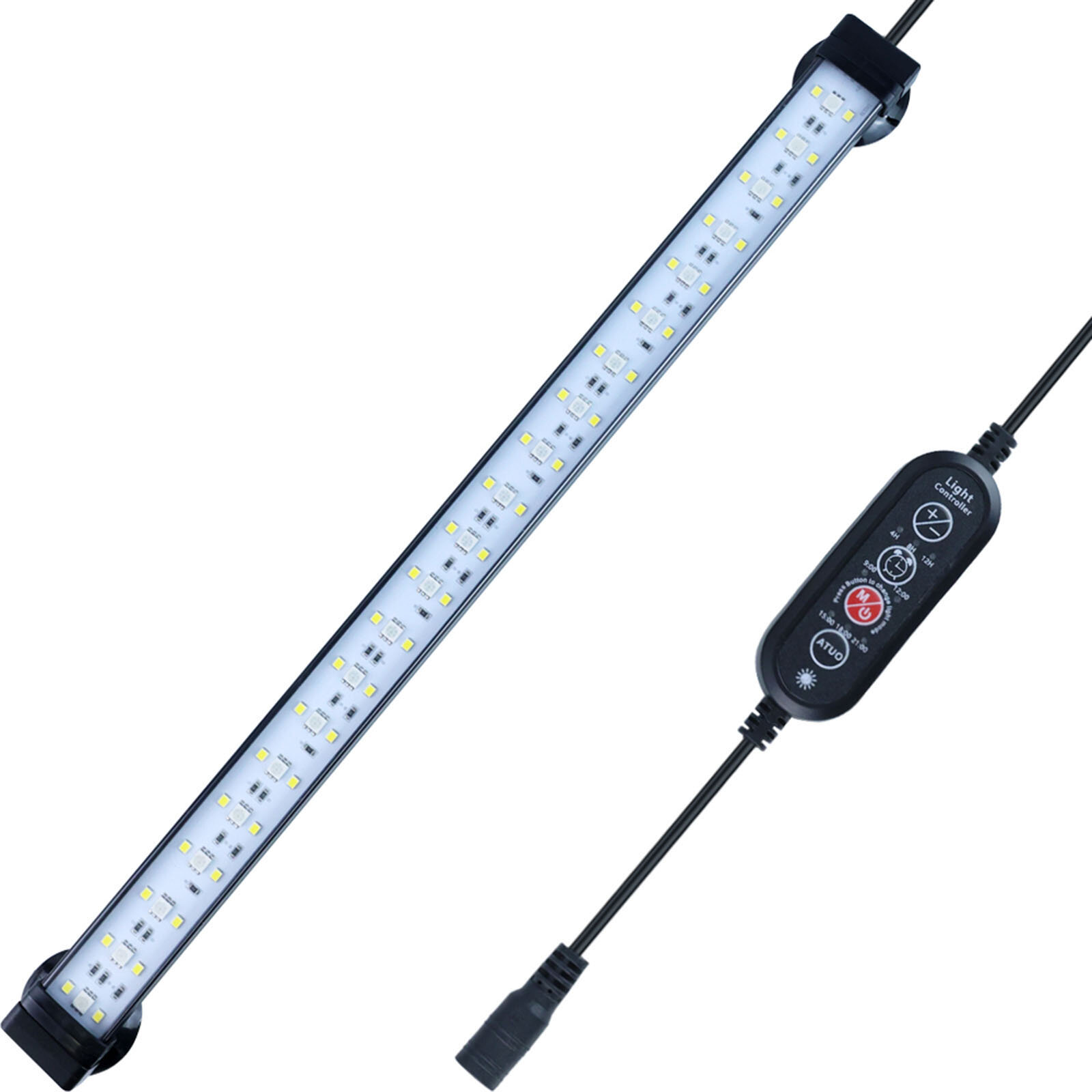 Аквариумная Светодиодная Лампа: 30/40 см IP68 Полный Спектр Для Растений И Рыб - Умное Управление С Таймером Светодиодный Светильник С Симуляцией Рассвета For Аквариумистов С Растительными И Тропическими Рыбами