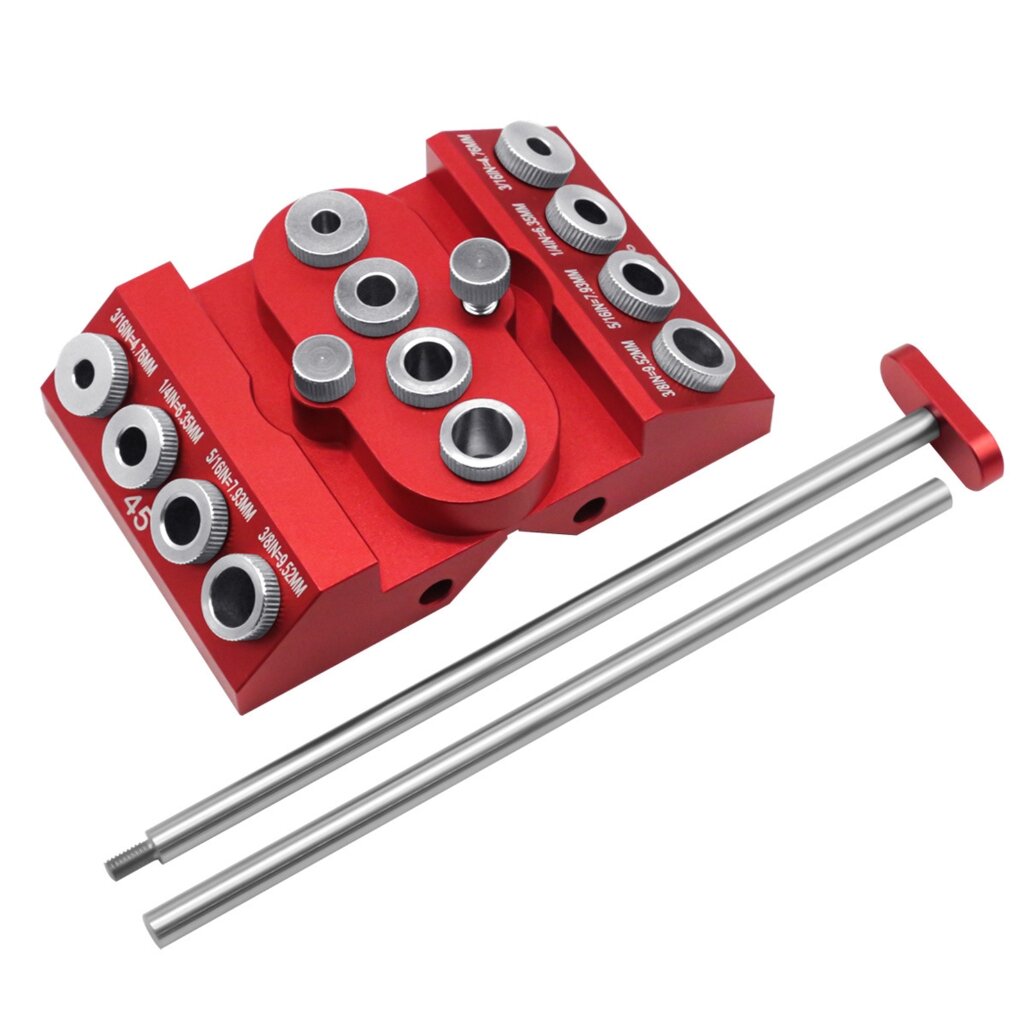 Направляющая для сверления отверстий в деревообработке, угловая направляющая для сверления на 30, 45, 90° Многоугольный сверлильный станок с расширенным позиционированием