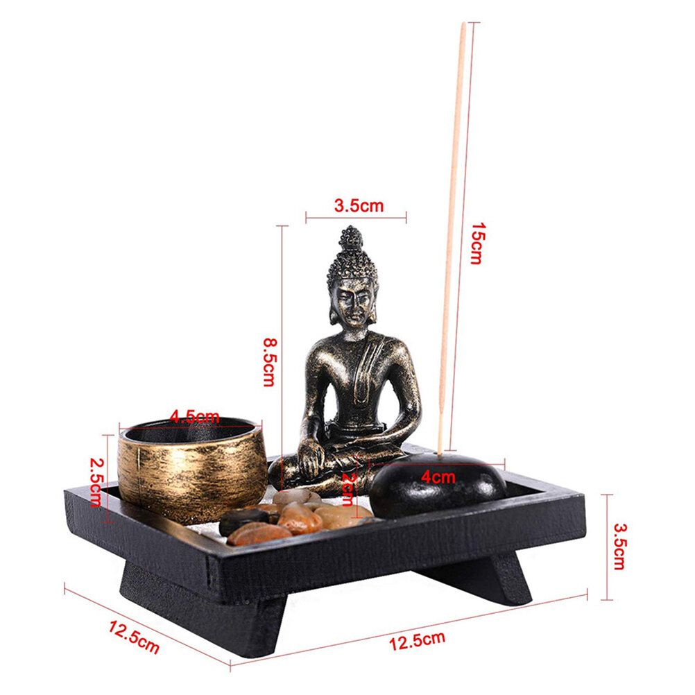 Статуя Будды, чайная свеча, держатель для благовоний, украшение дома, подарок