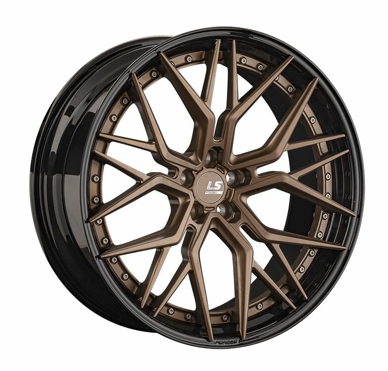 Колесный диск LS FORGED LS FG35 22x10" PCD5x112 ET18 D66.6 BZ/BK