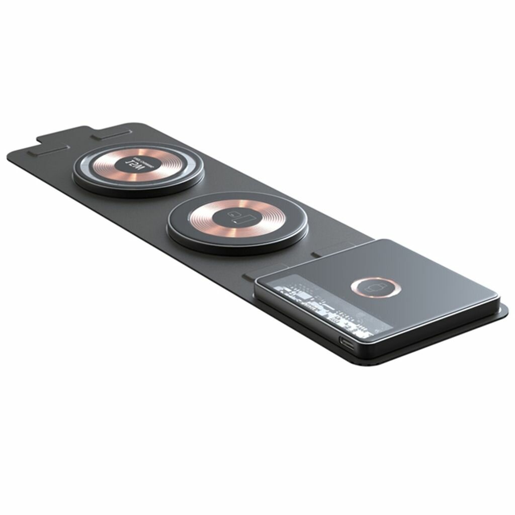 Беспроводная зарядная станция 15 Вт, магнитный держатель для телефона, часов, наушников, дорожная подставка, многофункциональная док-станция